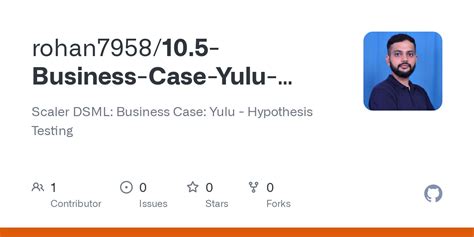 Github Rohan7958105 Business Case Yulu Hypothesis Testing Scaler