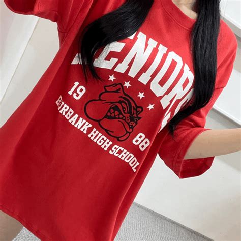 1988 불독 오버핏 박스 반팔 티셔츠 에이블리