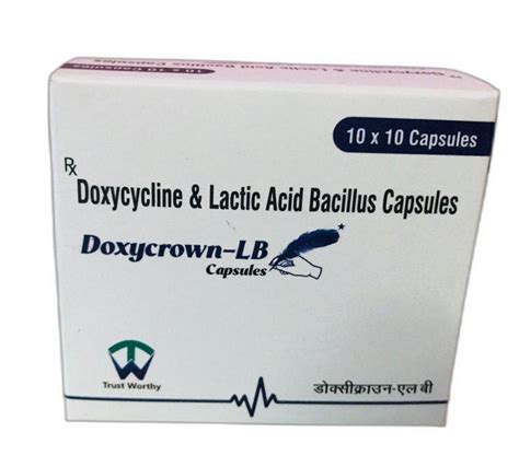 Doxycycline Lactic Acid Bacillus Capsules Patli Dabur Health Care At 154 Box Una ID