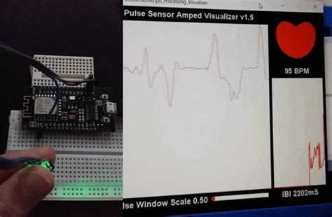 Monitor Heart Rate Using Pulse Sensor And Esp8266 Nodemcu
