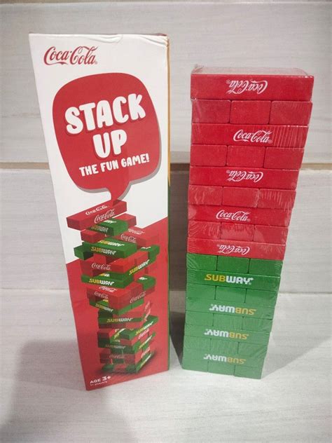 Limited Edition Subway X Coca Cola Stack Up Game Hobbies And Toys Toys And Games On Carousell