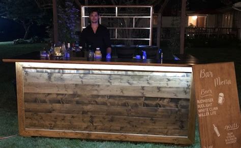 Large Portable Wet Bar Vicars Built Rentals