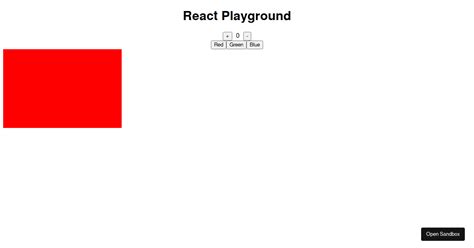 react playground codesandbox