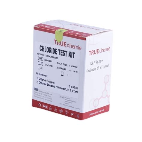 Accurate Chloride Test Kit Liquid Stable Chloride Test Kit