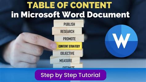Easiest Way To Create A Toc In Ms Word You Wont Believe How Simple It Is Pk An Excel Expert