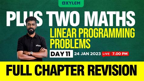 Plus Two Maths Linear Programming Problems Full Chapter Revision Xylem 1 2 Youtube