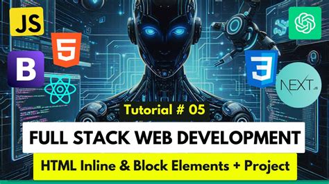 Html Inline And Block Elements Chatgpt Web Development Course In Hindi Tutorial 5 Youtube
