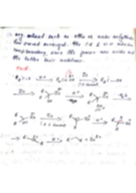 Solution Reduction Reactions Of Carbonyl Compounds Studypool