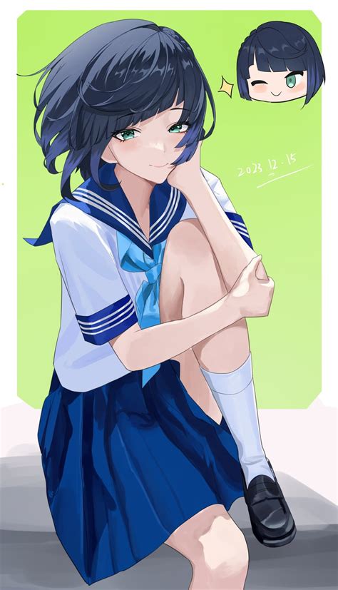 Yelan Genshin Impact Drawn By Lao Xi Danbooru