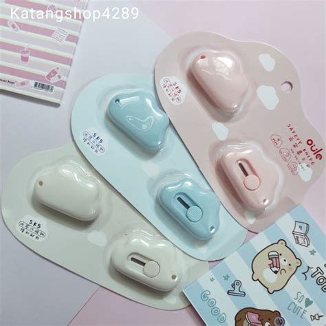 คัตเตอร์ตัดกระดาษคัตเตอร์จิ๋วรูปก้อนเมฆคัตเตอร์จิ๋วสำหรับงาน Diy 1 แพ็คมี 2ชิ้น Shopee Thailand