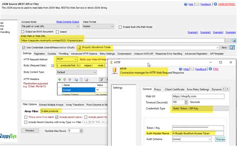 Read Write Shopify Data In Ssis Rest Api Zappysys Blog