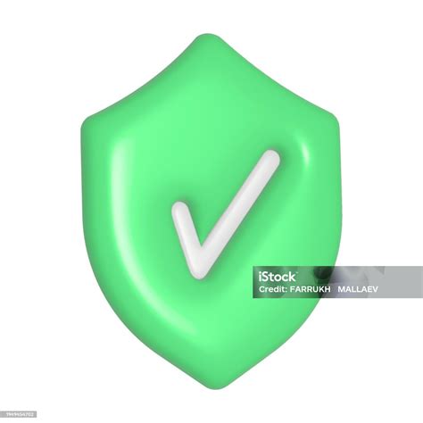 Internet Security Icon On A White Background 3d Rendering Stock Illustration Download Image