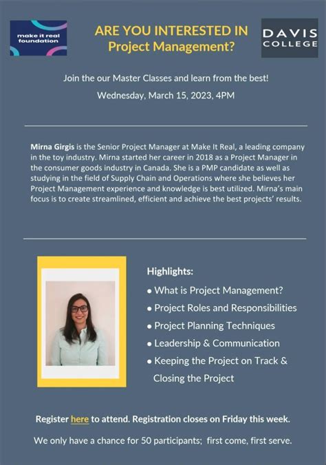 Mirna Girgis Pmp On Linkedin Excited To Be Part Of This Thanks To The Make It Real…