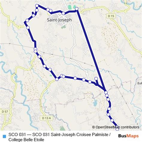 Bus Sco 031 Stops And Times In Fort De France