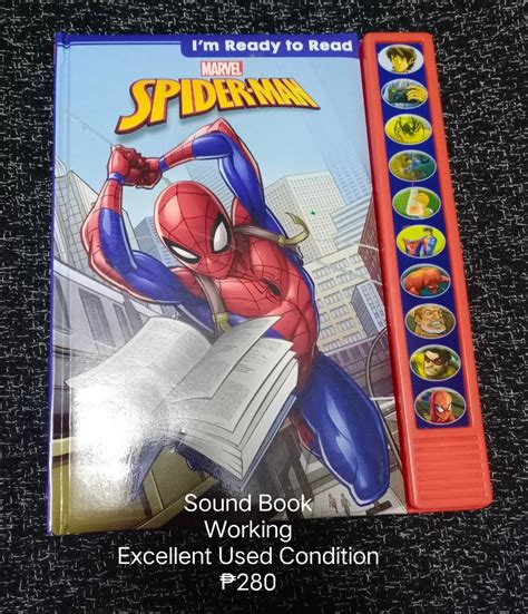 I M Ready To Read Marvel Spiderman Sound Book On Carousell
