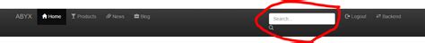 Javascript Bootstrap Wraps Glyphicon On Second Row In Navbar Stack