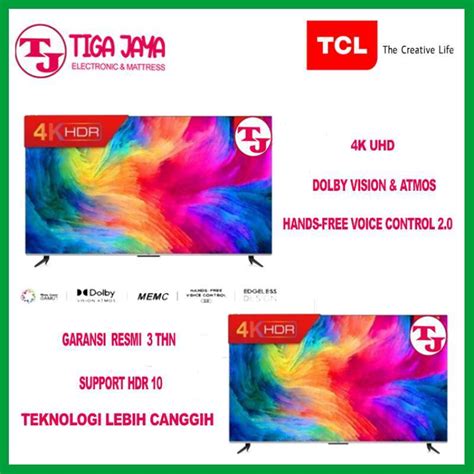 Jual Tcl 43a30 Smart Google Tv 43 Inch 4k Uhd Dolby Atmos A30 Wifi Tv Smart Tv Dolby Almos