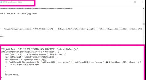 SRPG Engine MV Plugins For Creating Tactical Battle System Page 67