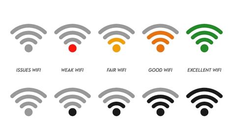 Premium Vector Network Signal Iconwifi Flat Vector Illustration Design 01