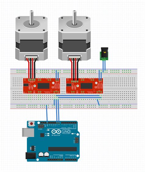 I Want To Run 2 Steppers Simultaneously Is It Possible To Wire It Like This Or Is This A Bad