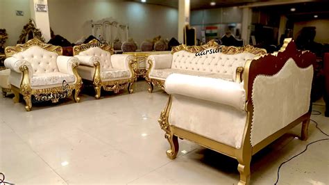 Luxury Golden Sofa Set Aarsun