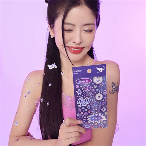 홀리자 홀리자 굿즈 홀로그램 스티커 페이스 스티커