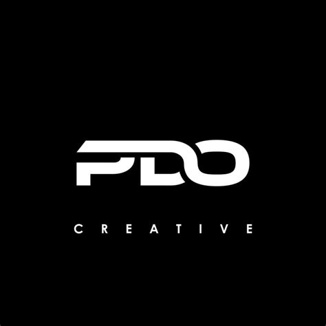 pdo letter initial logo design template vector illustration 31755851