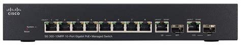 Shouki Cisco SG300 10MPP K9 10 Port Gigabit Max PoE Managed Switch
