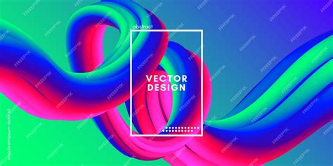 Premium Vector Wave Fluid Abstract Background With Abstract Liquid Shape