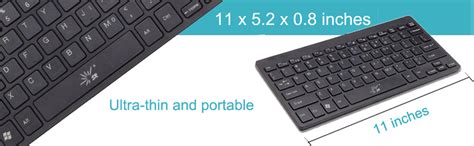 Amazon Com SR Mini Keyboard G Wireless Thin Light Keys USB Multimedia Small For Pc