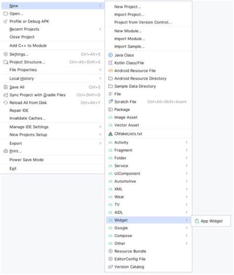How To Create A Dynamic Widget Of An Android App Geeksforgeeks