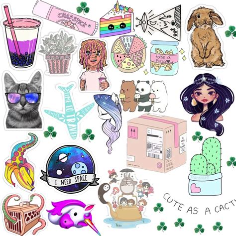 130 наклеек для распечатки