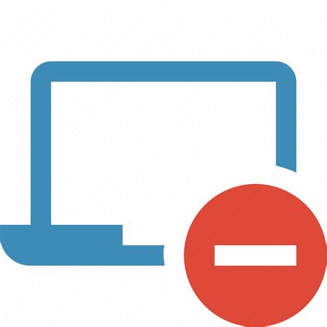 Computer Laptop Notebook Pc Screen Stop Icon Download On Iconfinder
