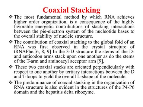 Secondary And Tertiary Structure Of Rna Pptx
