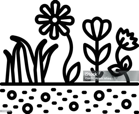 옥수수 밭 꽃 벡터 아이콘 디자인 잔디 및 원예 기호 농장 및 식물 기호 농업 및 원예 장비 주식 꿀과 나비 개념을 먹이는 꿀이 풍부한 꽃을 성장 0명에 대한 스톡 벡터