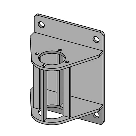Wall Socket For Swivel Davit Crane Zinc Plated Haklift