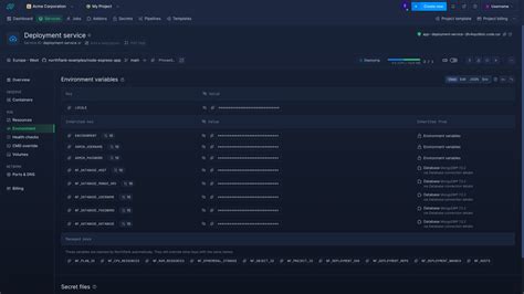 Inject Secrets Secure Northflank Application Docs