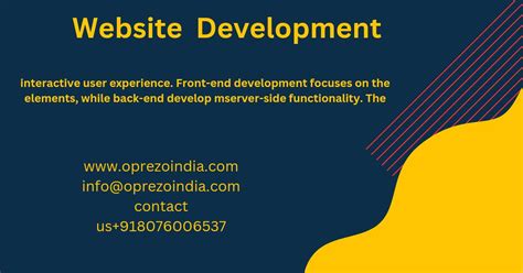Angul Kathuria On Linkedin Website Development Involves Creating