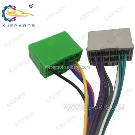 Auto Pin Female Connector To Pin Male Adapter Cable Complete Iso Wiring Harness For Car