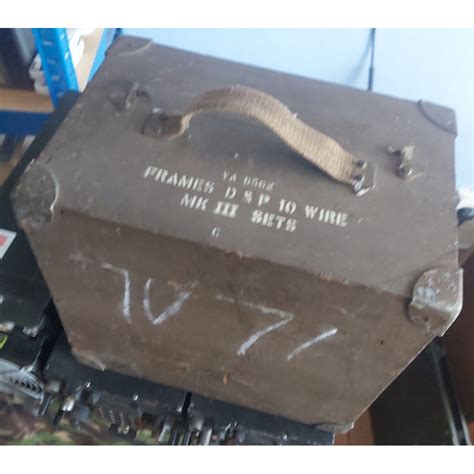 Ww2 British Army Military Line Equipment Field Telephone Frames 10 Wire