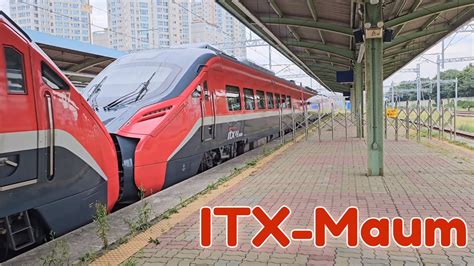 New Korea Train Itx Maum Arrive Pyeongtaek Station Youtube