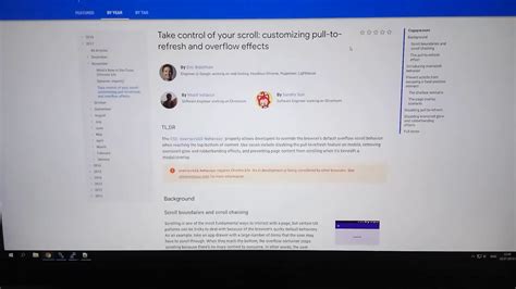 Css Overscroll Behavior Strange Work Youtube