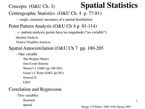 Ppt Spatial Statistics Powerpoint Presentation Free Download Id 362862