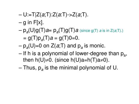 Ppt 68 The Primary Decomposition Theorem Powerpoint Presentation