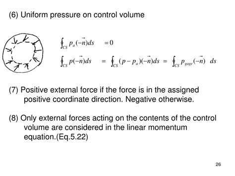 Ppt Chapter 5 Flow Analysis Using Control Volume Finite Control