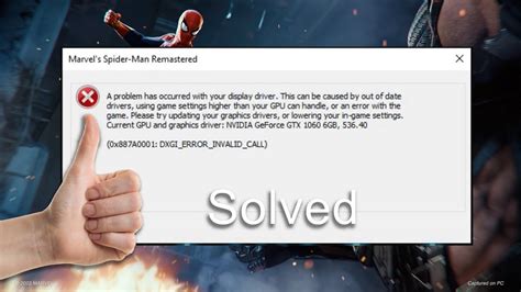 A Problem Has Occurred With Your Display Driver 0x887a0001 Dxgierrorinvalidcall Solved
