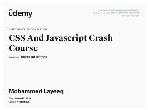 mohammed layeeq on linkedin css javascript crashcourse certified