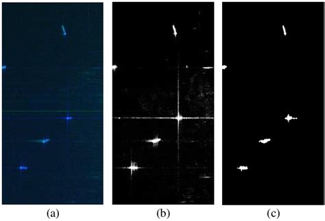 Sar Ship Detection Results Of Our Saliency Model A Is The Sar Image Download Scientific