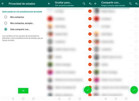 Cómo Desactivar U Ocultar Estados De Whatsapp De Los Contactos