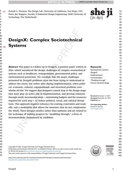 Pdf Designx Complex Sociotechnical Systems